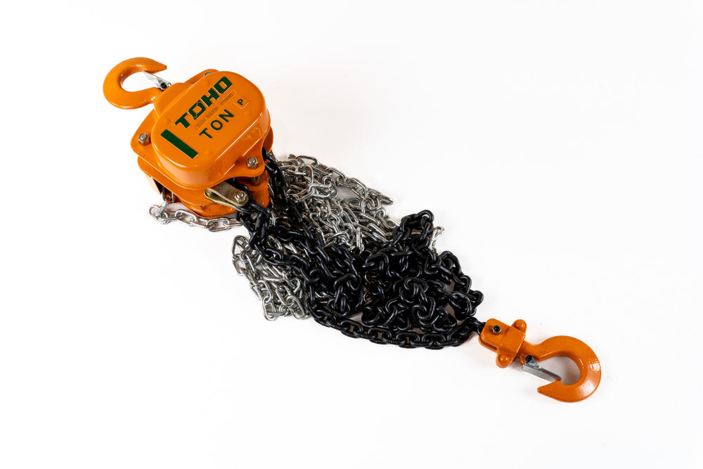 HEAVY-DUTY CHAIN BLOCK 1 TON CAPACITY - CBK PRO