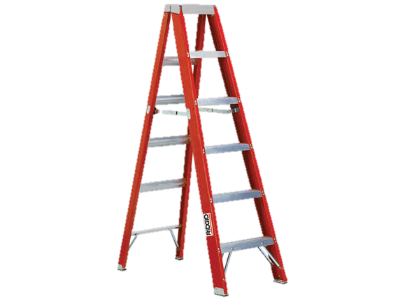 LADDER STEP [RL-FGS4] FIBERGLASS 4FT ORG - CBK PRO